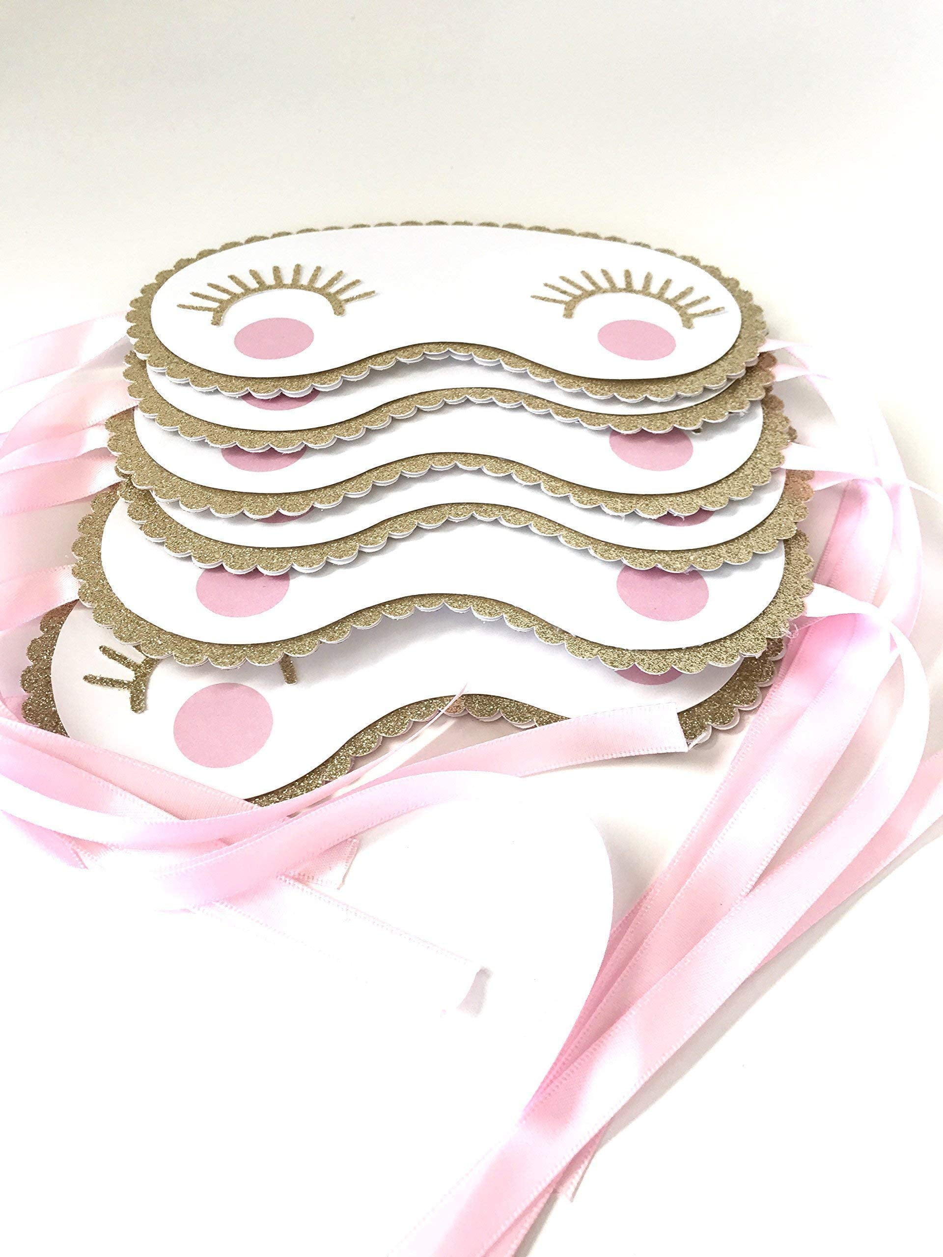 Spa Mask Invitations for Girls 6 count , Pajama Party, Sleepover ...