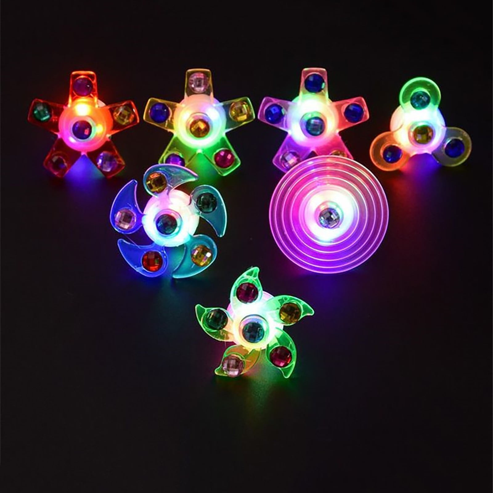 Kids Party Favors LED Glow Rings Glow In The Dark Party Supplies Kids ...