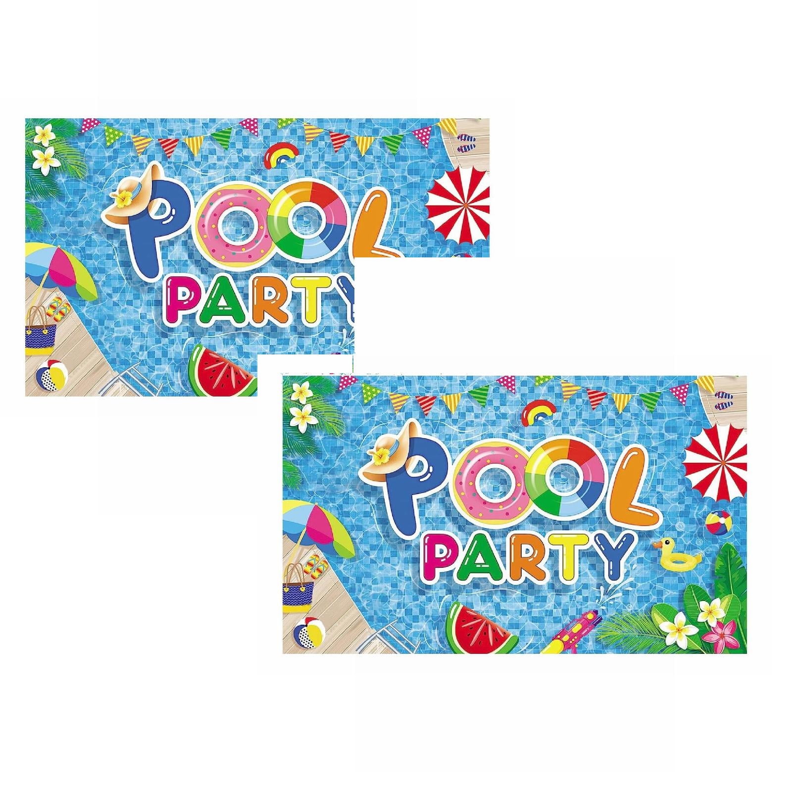 Kids Party Favors Summer Pool Party And Tablecloth Supplies For Beach ...