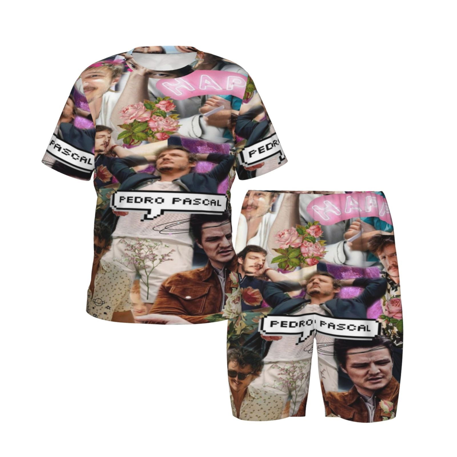 Kids Pedro Pascal Pajamas Set Cartoon Sleepwear Short Set Outfit For ...