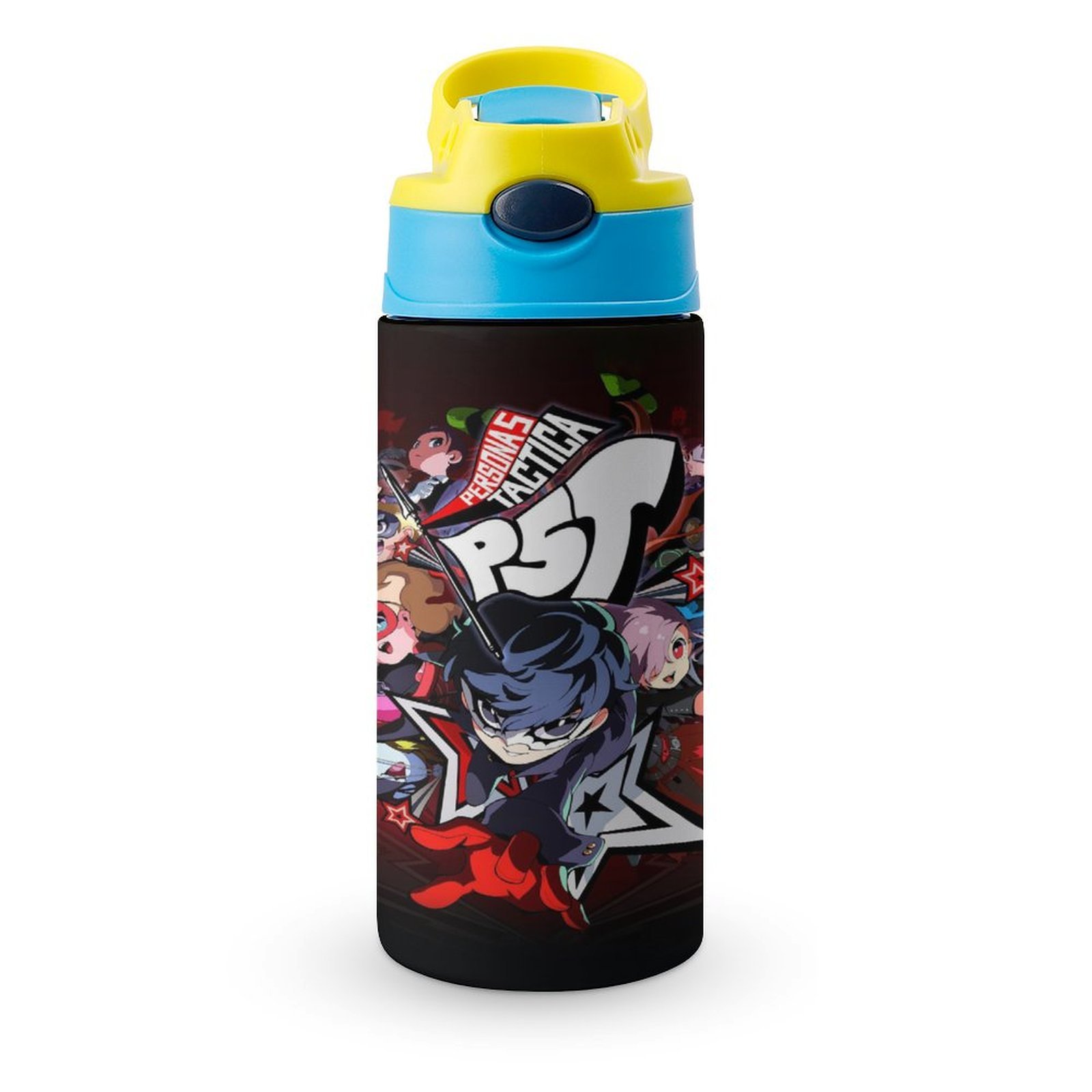 Kids Per-Sona 5 Water Bottle with Straw Lid Vacuum Insulated Stainless ...