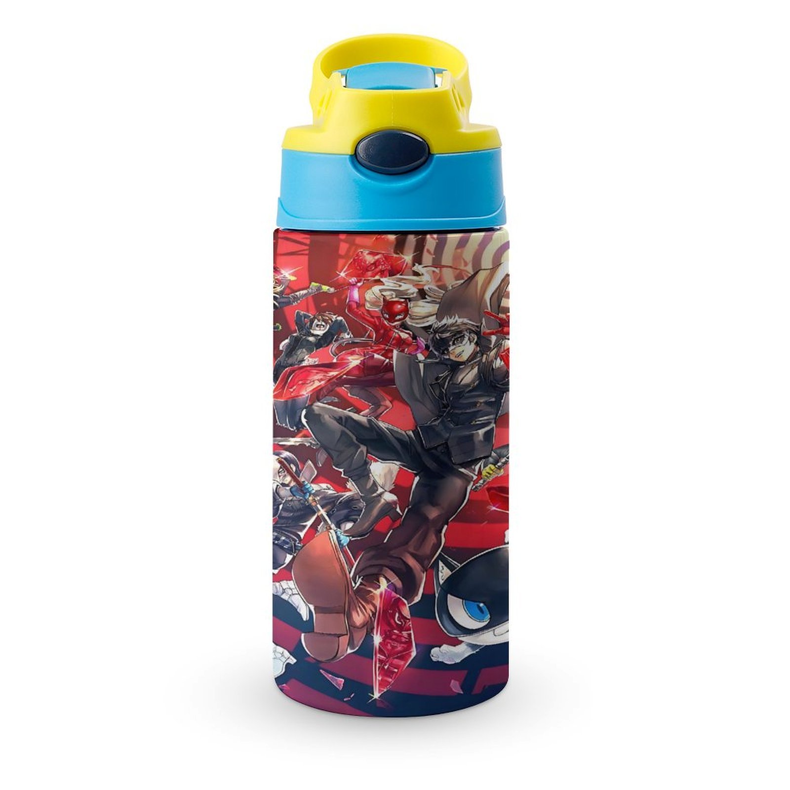 Kids Per-Sona 5 Water Bottle with Straw Lid Vacuum Insulated Stainless ...