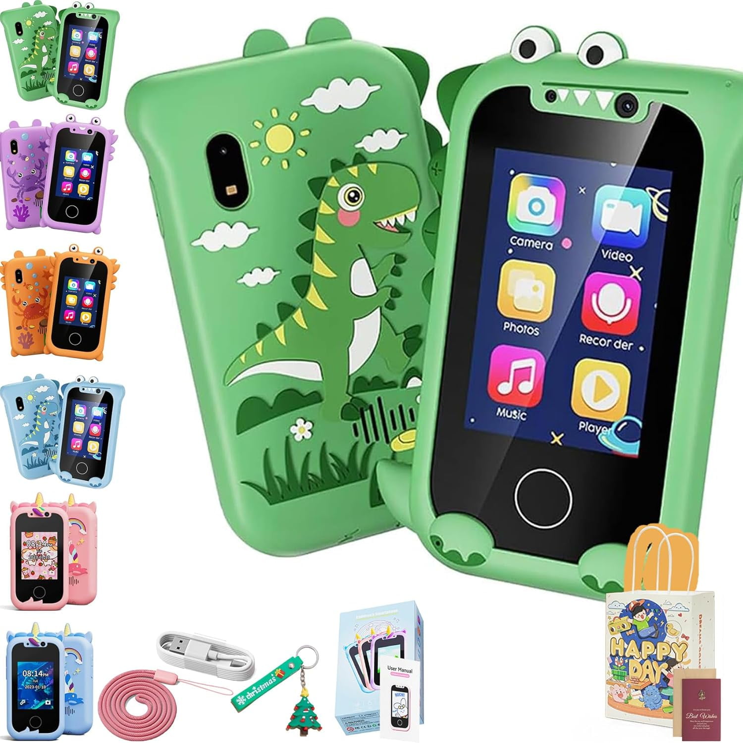 Kids Phone,Toddler Smart Phone,Touchscreen HD Kids Educational ...