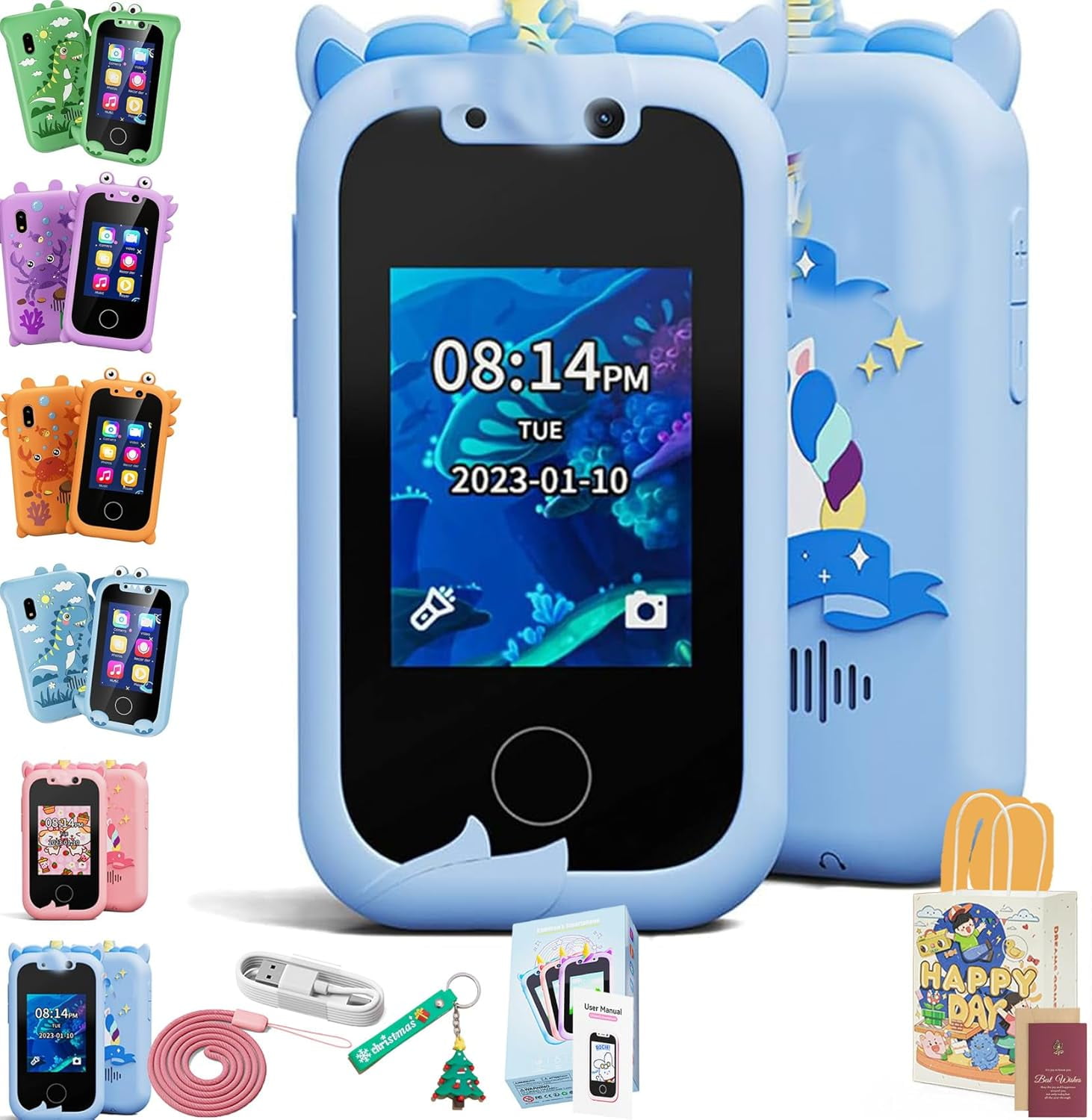 Kids Phone,Toddler Smart Phone,Touchscreen HD Kids Educational ...