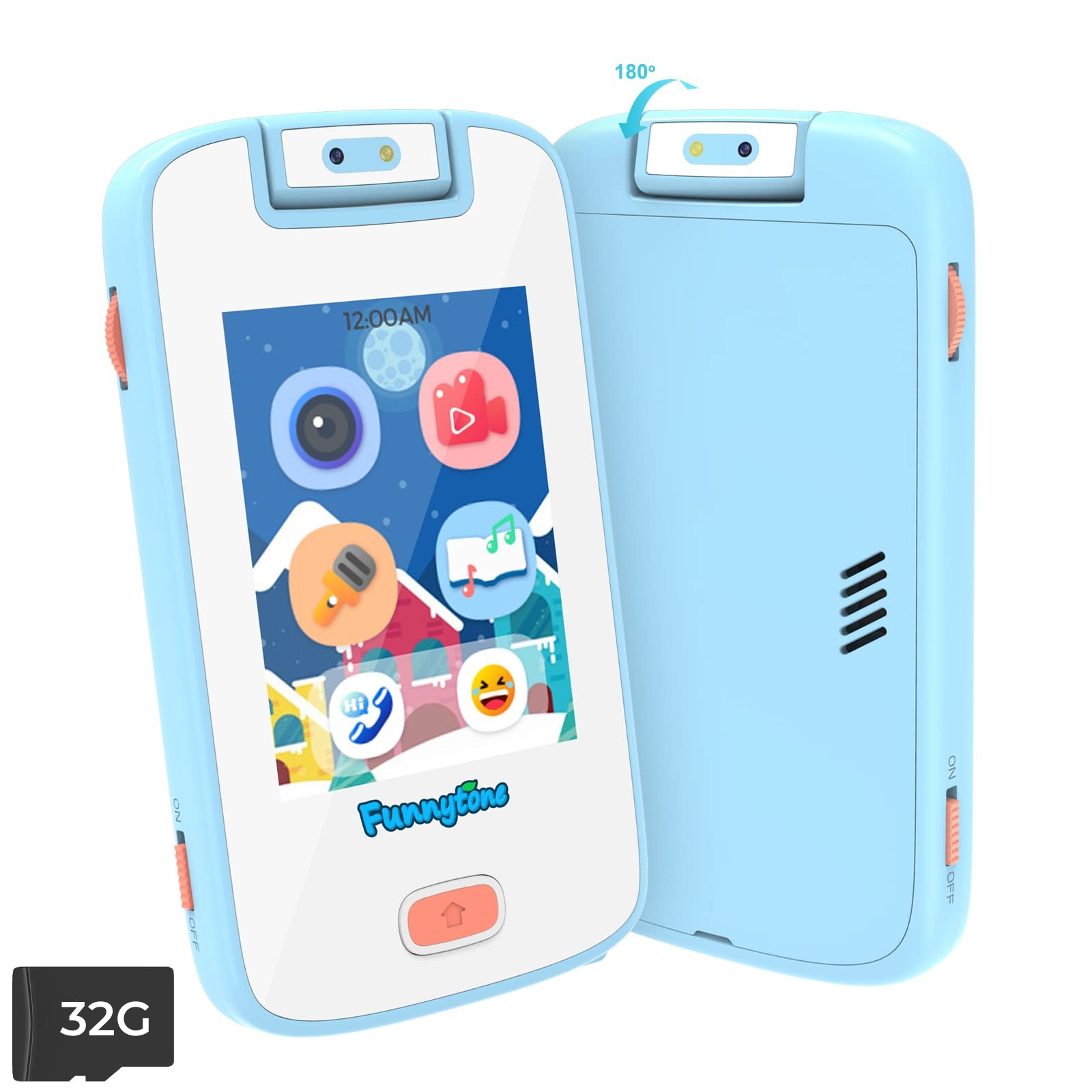 Kids Phone Toy for Girl Ages 5-7 with 32G Memory Card,Touchscreen Smart ...