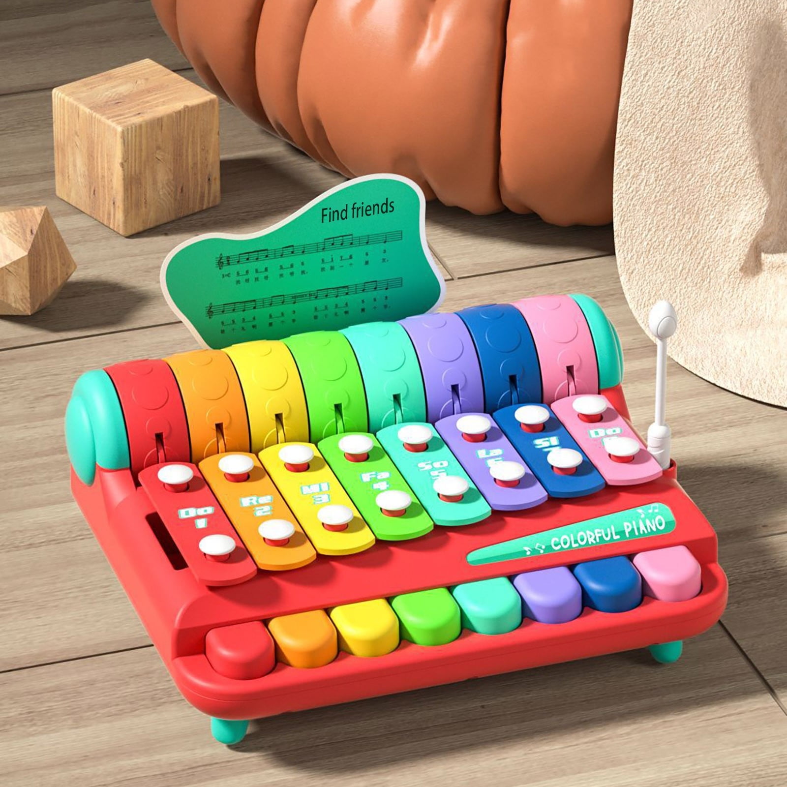 Kids Piano Toy Interactive Musical Toy Hand Knocking Piano | Early ...