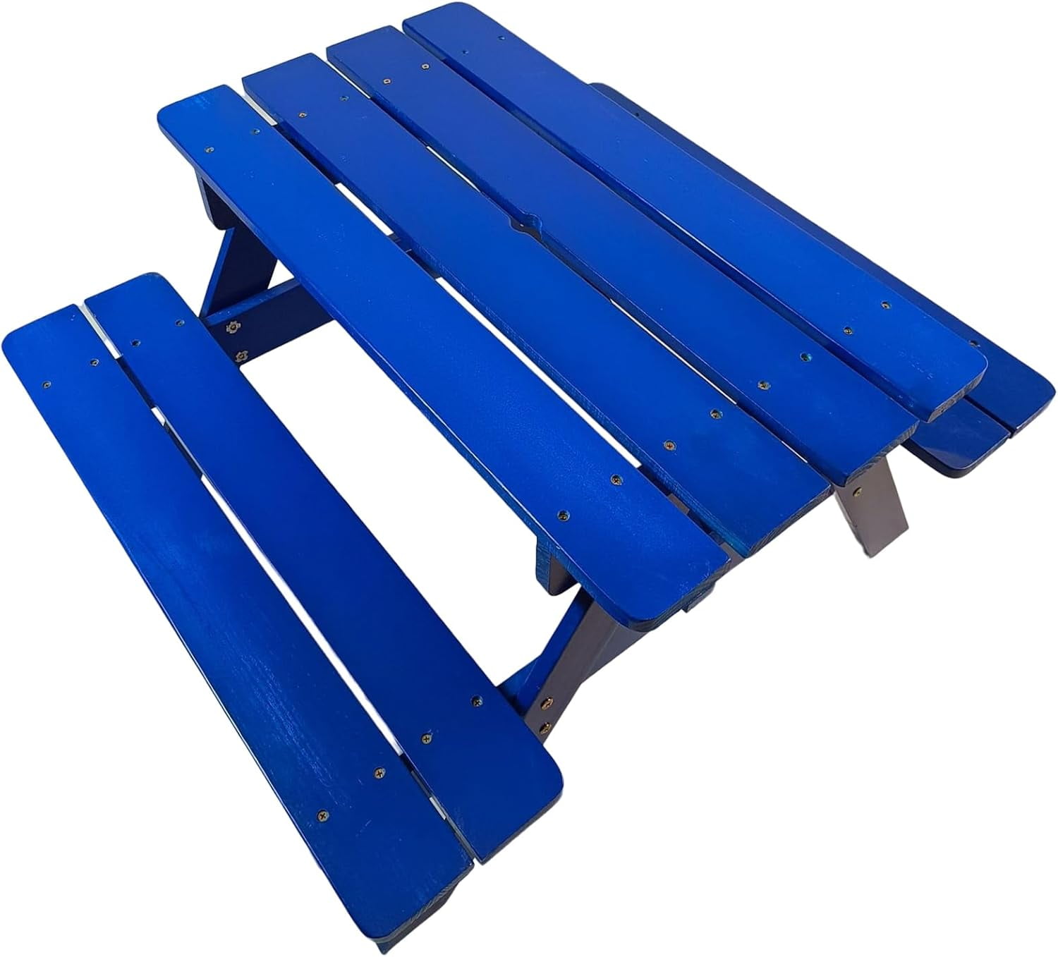 Kids Picnic Table, Wooden Outdoor Picnic Bench Patio Dining Table ...