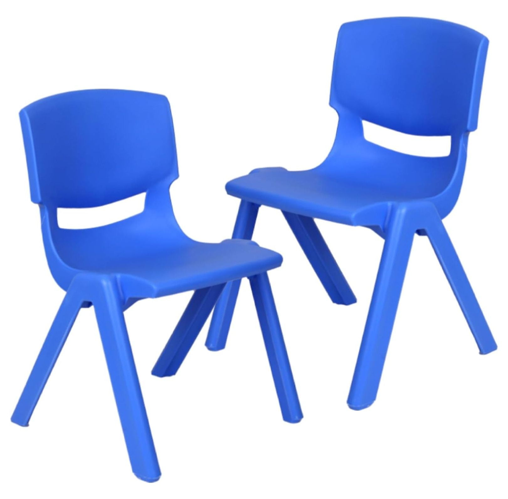 Kids Plastic Chair Set of 2- Preschool Chairs for Toddlers Kids 20.5" H ...