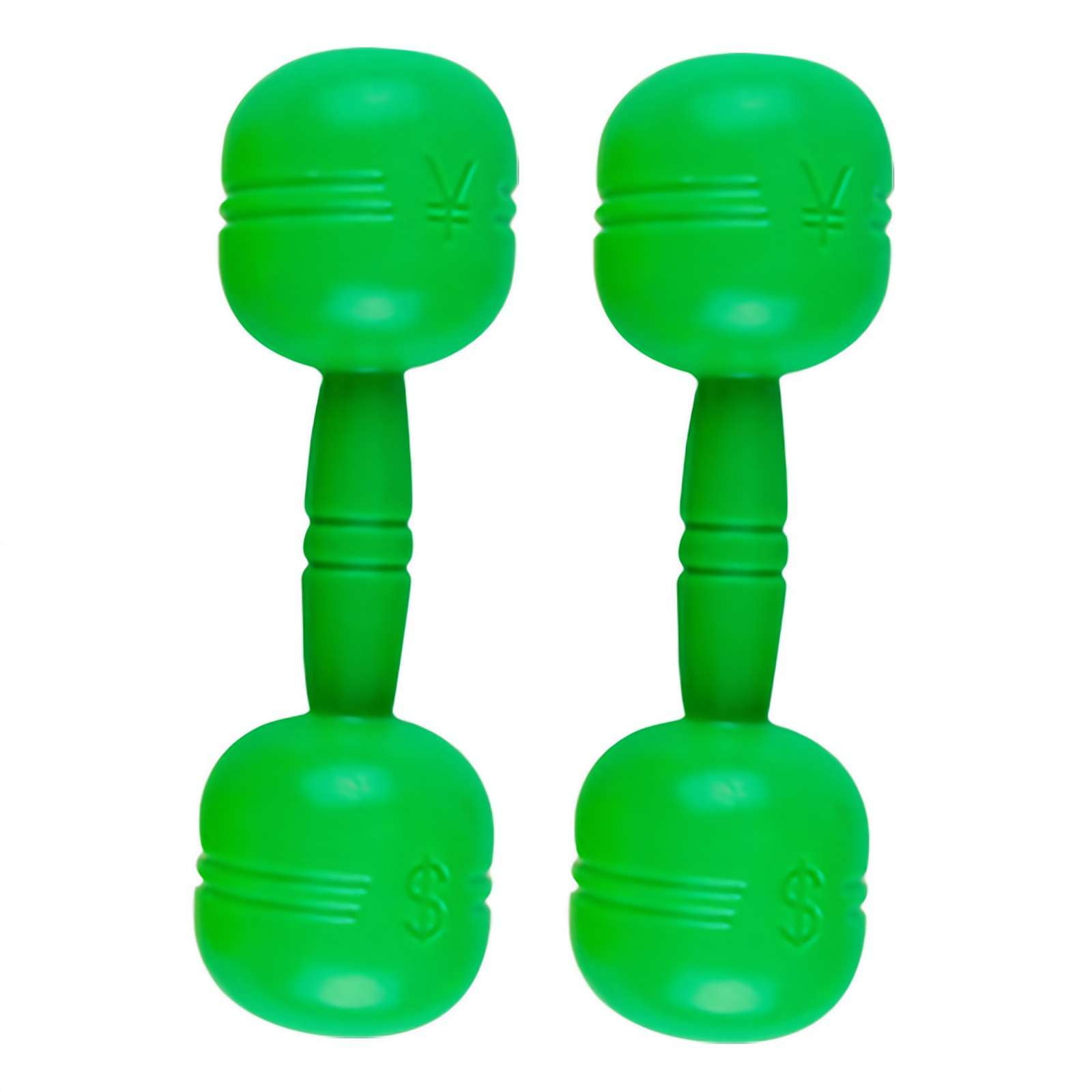 Kids Plastic Hand Dumbbells Home Gym Exercise Barbell Children Exercise ...