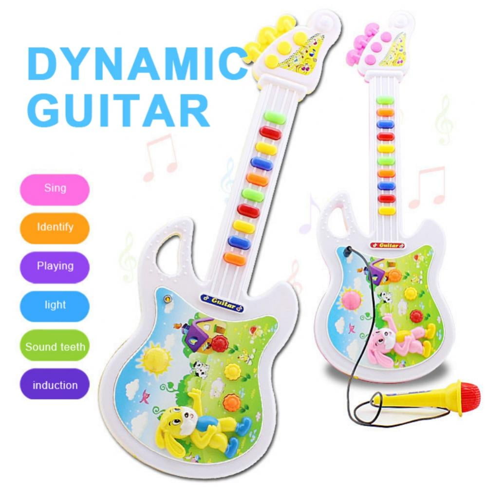 Kids Play Guitar Music Electric Guitar Toy for Kids Electronic Toy ...