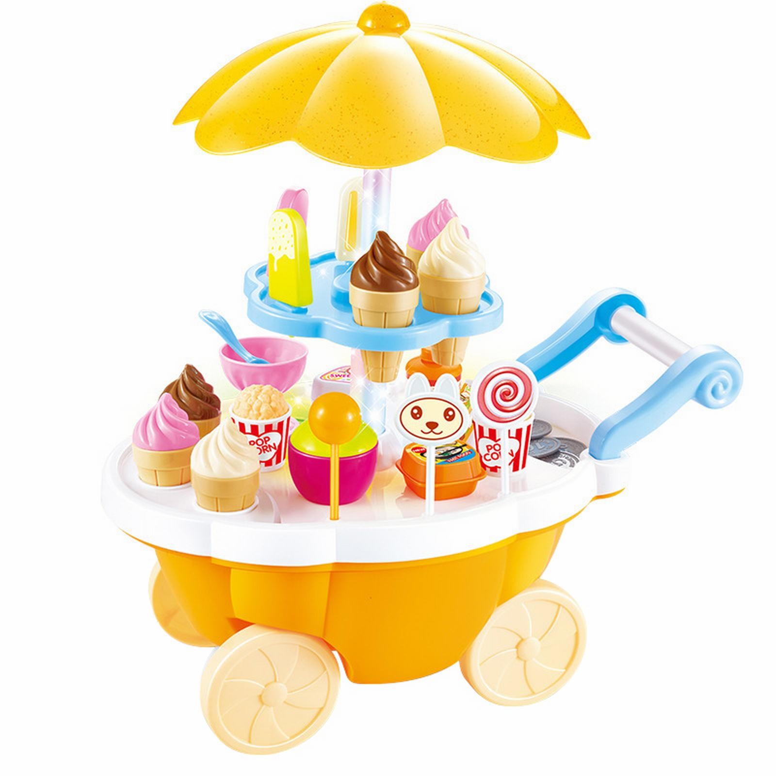"Kids Play Kitchen Toy Ice Cream Dessert Set for Children" - Walmart.com