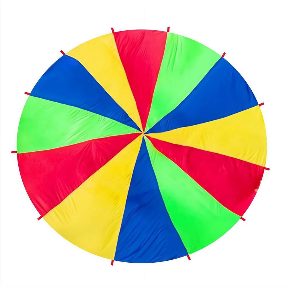 Kids Play Rainbow Parachute Outdoor Game Exercise Summer Games Toy ...