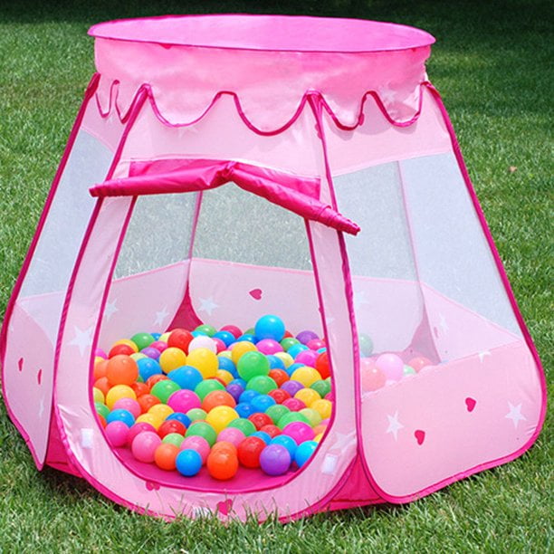 Kids Play Tent for Girls, Playhouse with Indoor & Outdoor, Princess ...