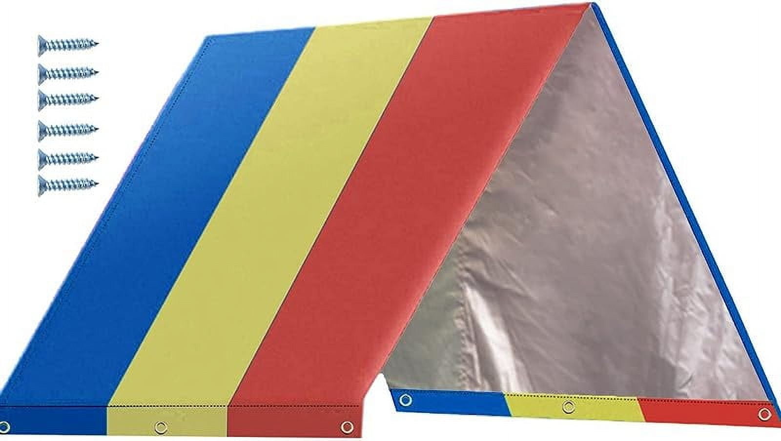 Kids Playground Roof Swing Set Replacement Tarp 52" × 90" Canopy Roof ...