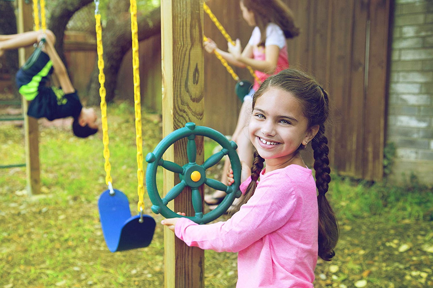 Kids Playground Steering Wheel – Pirate Ship Wheel for Jungle Gym or ...