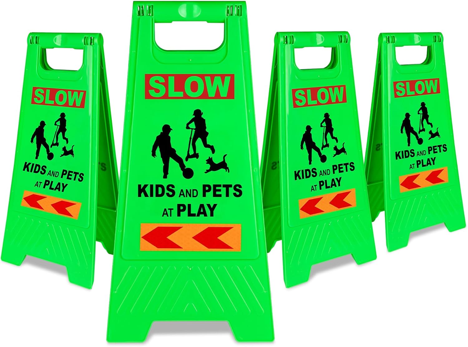 Kids Playing Sign - Street Safety Sign with Reflective Tapes, Caution ...