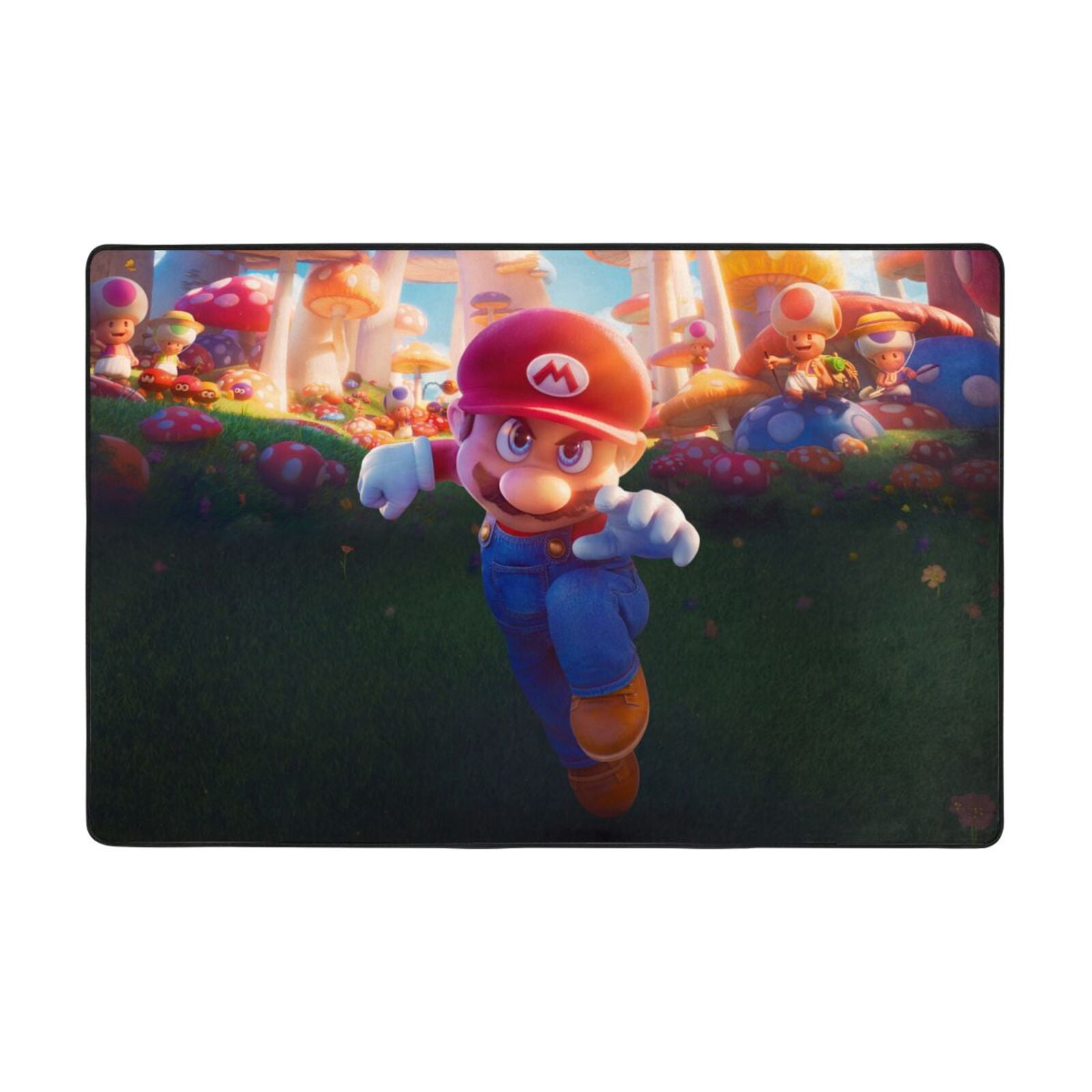 Kids Playroom & Game Room Carpet | Cute Cartoon Super Mario Characters ...