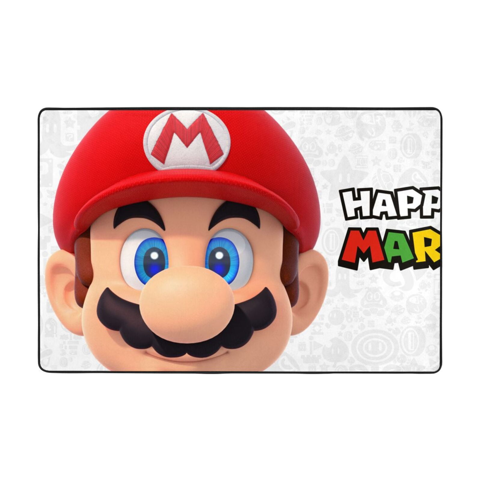 Kids Playroom & Game Room Carpet | Cute Cartoon Super Mario Characters ...