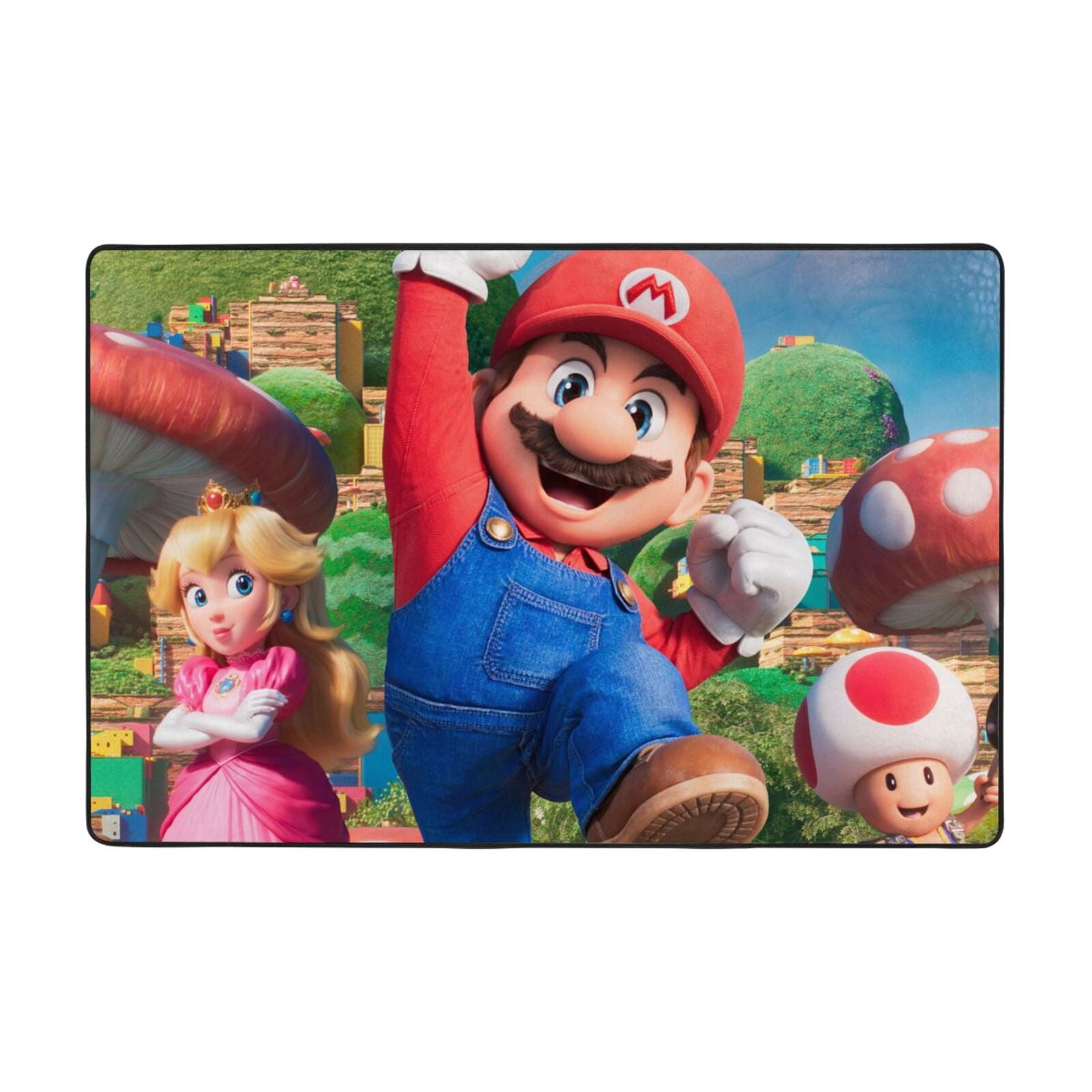 Kids Playroom & Game Room Carpet | Cute Cartoon Super Mario Characters ...