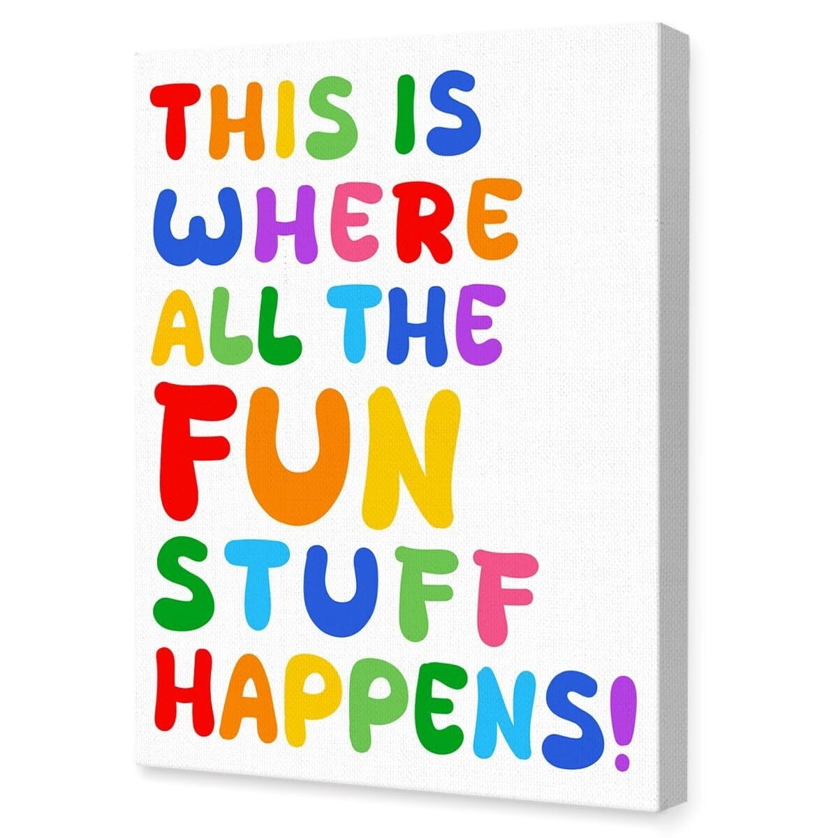 Kids Playroom Wall Decor,Inspirational Nursery Wall Decor,Motivational ...