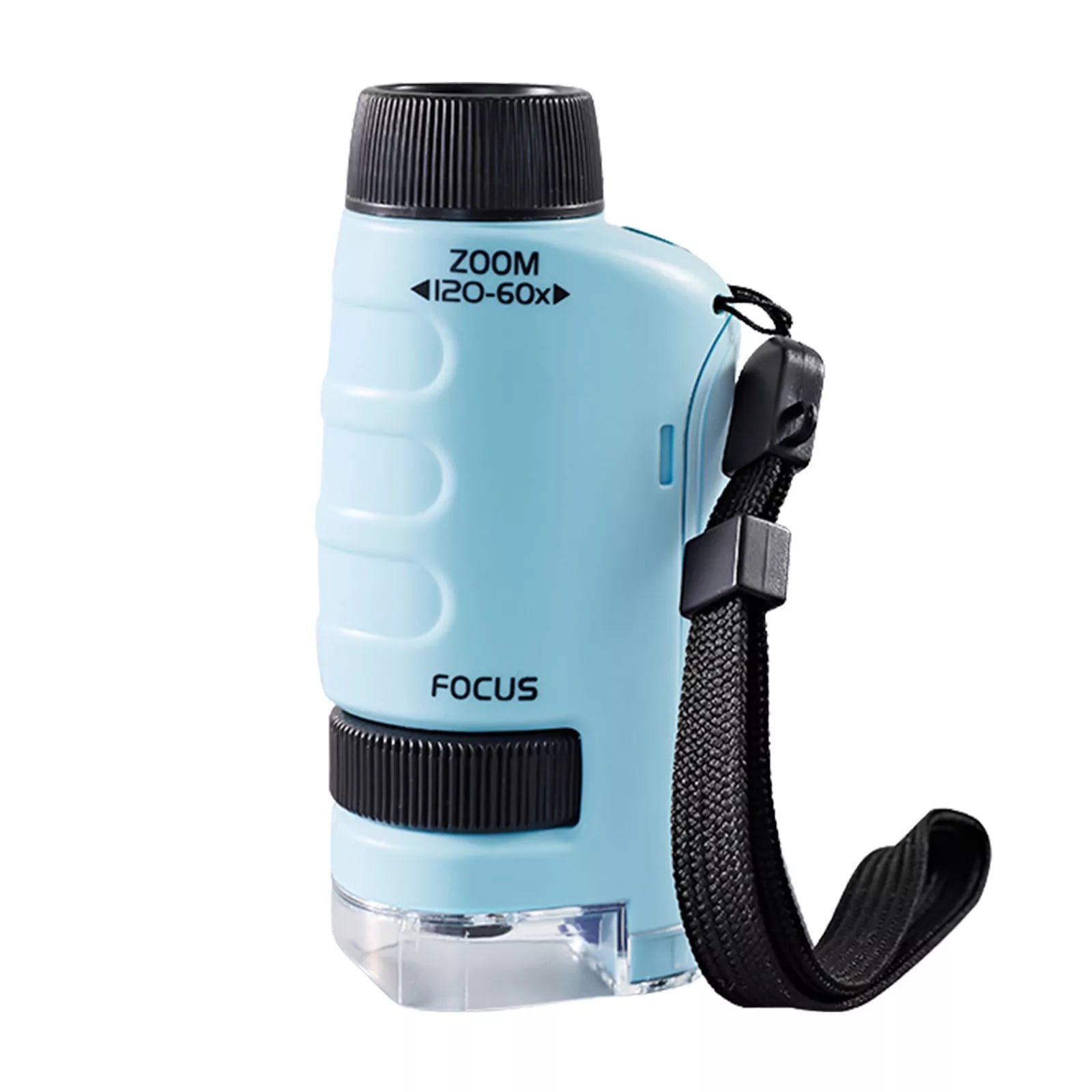 Kids Pocket Microscope 60-120X Magnification, Lightweight, Portable ...