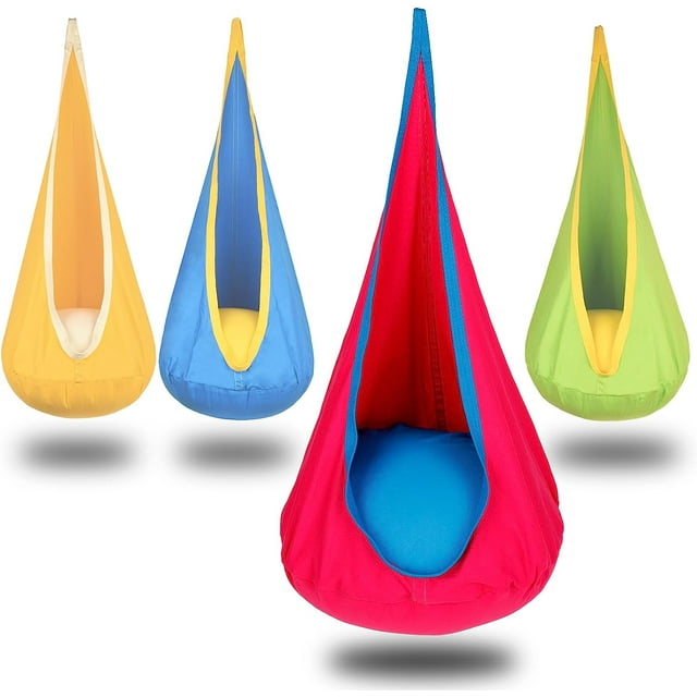 Kids Pod Swing Hanging Seat Child Hammock Chair Indoor and Outdoor ...