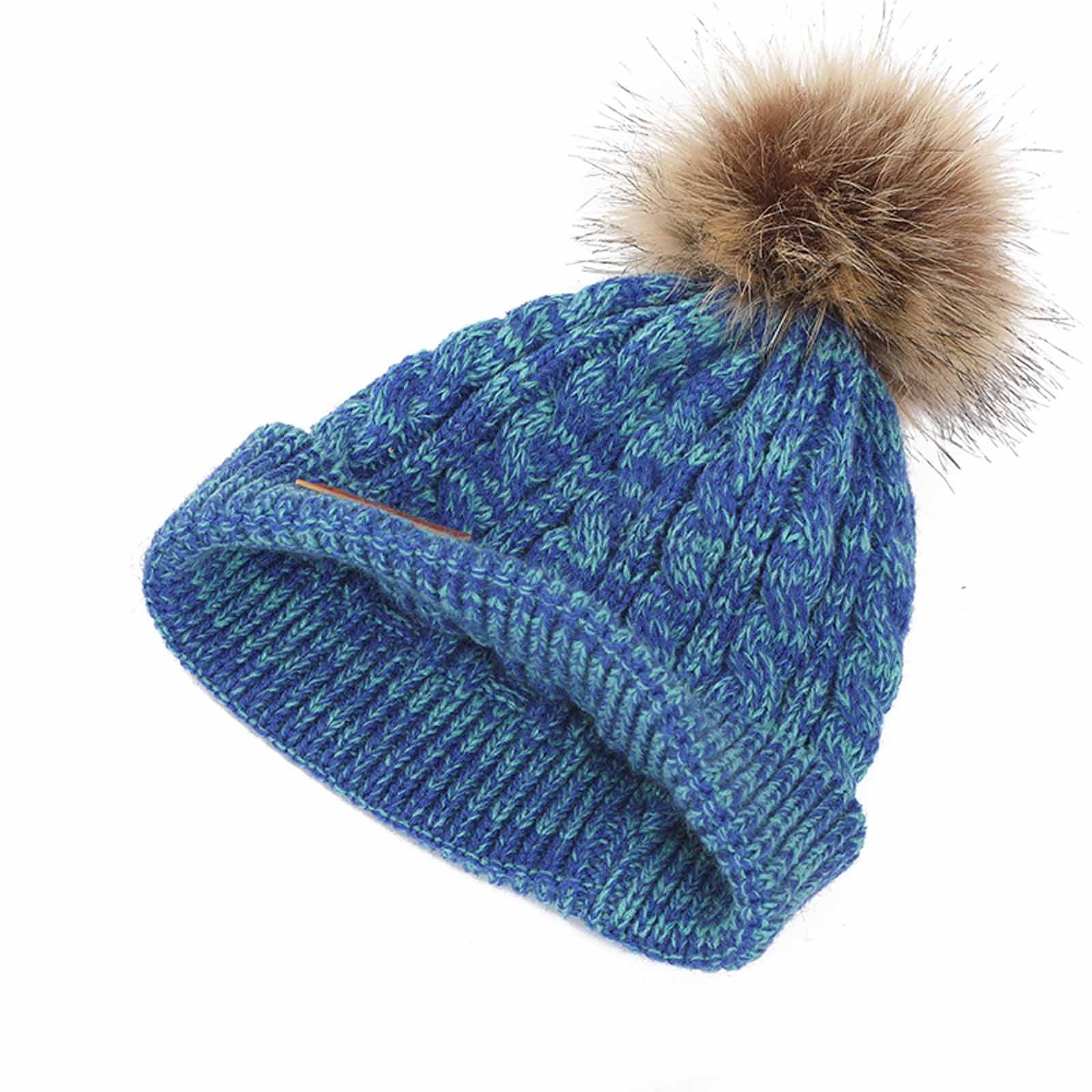 Kids Pompom Winter Beanie Hat Scart Gloves Set,Boys Girls Knitted ...