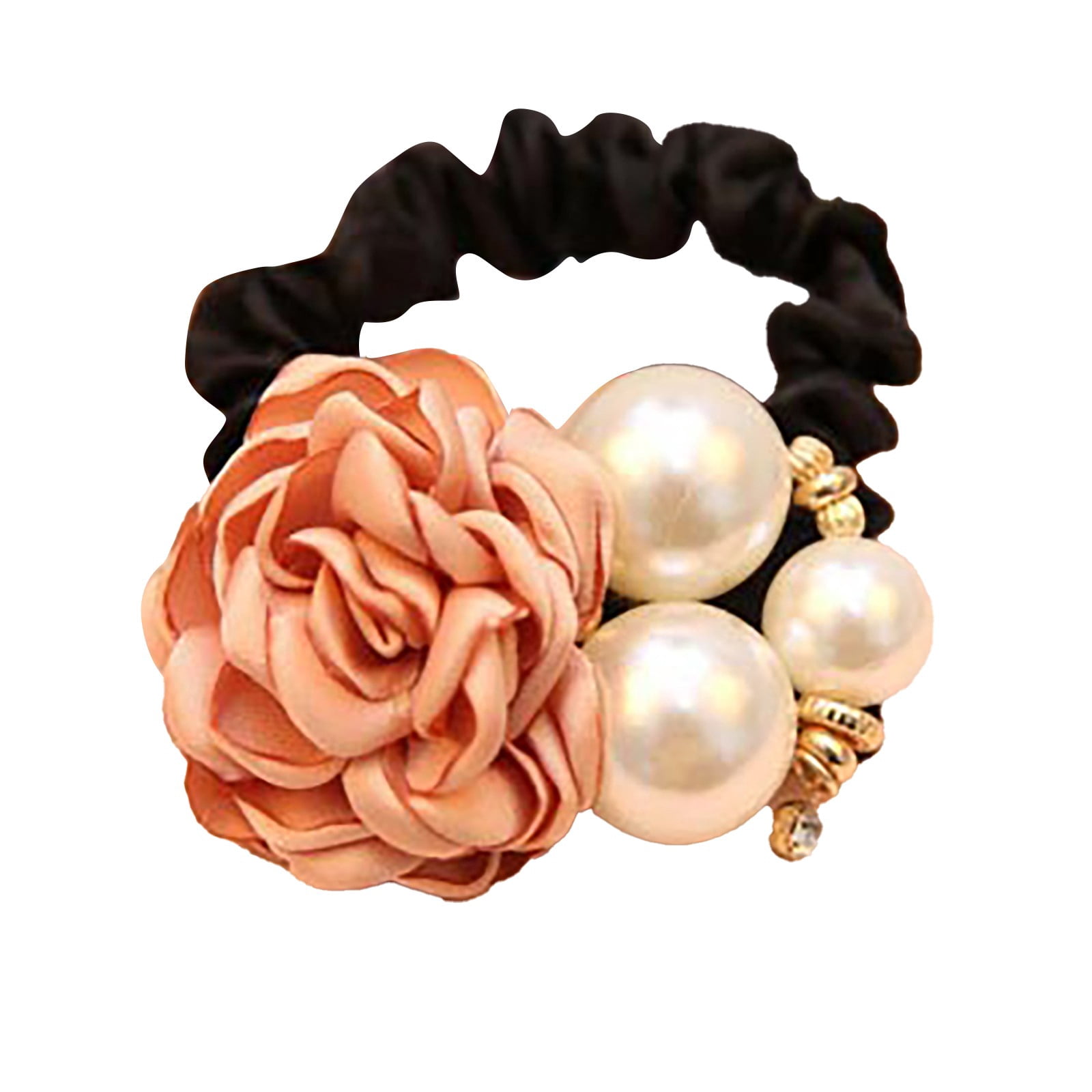 Kids Ponytail Holders Cute Hair Ties for Fine Hair Rose Flower Hair ...