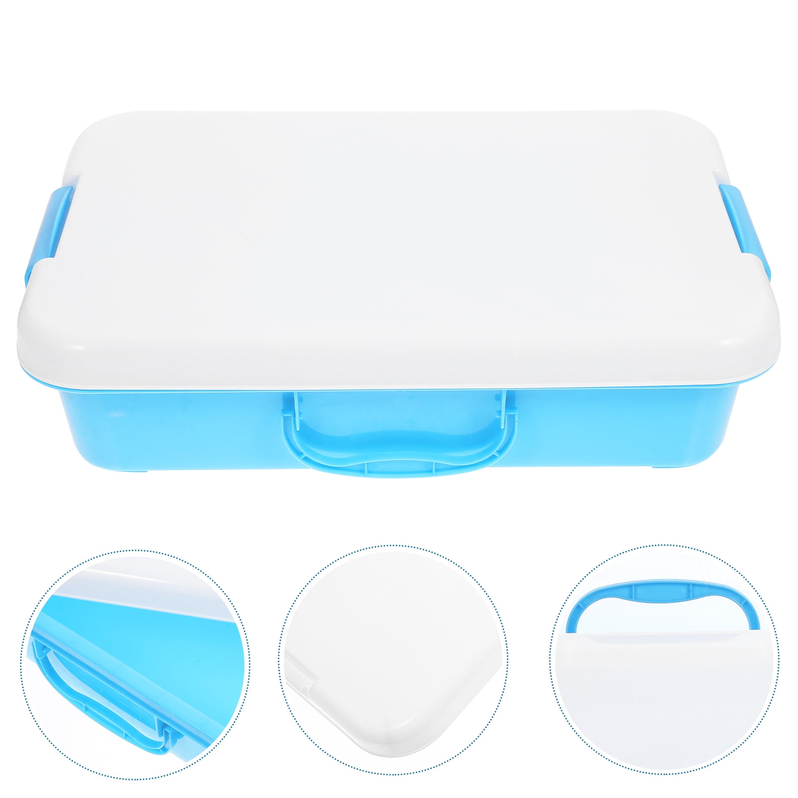 Kids Portable Sandbox - 24x18 Foldable Play Tray with Lid & Storage Bag ...