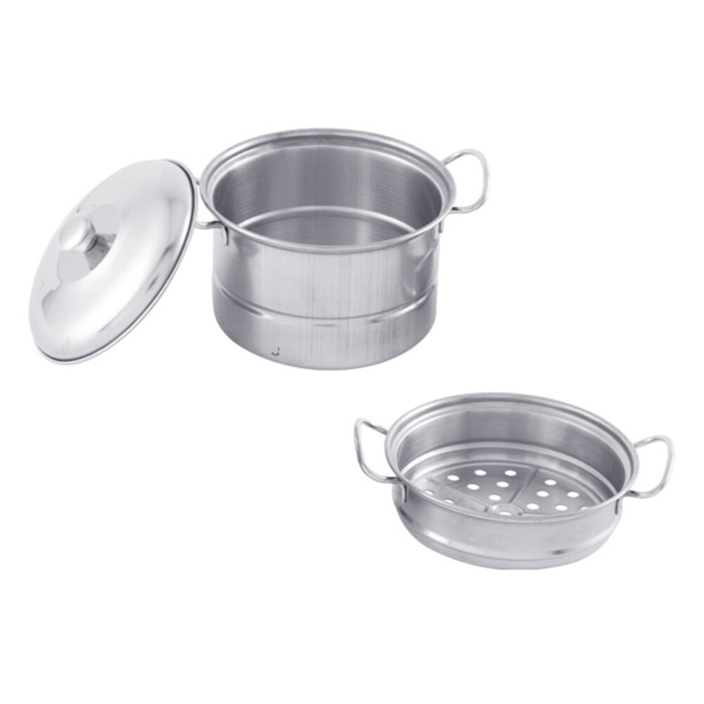 Kids Pots and Pans Playset Simulation Steamer Cookware Utensils Toys ...