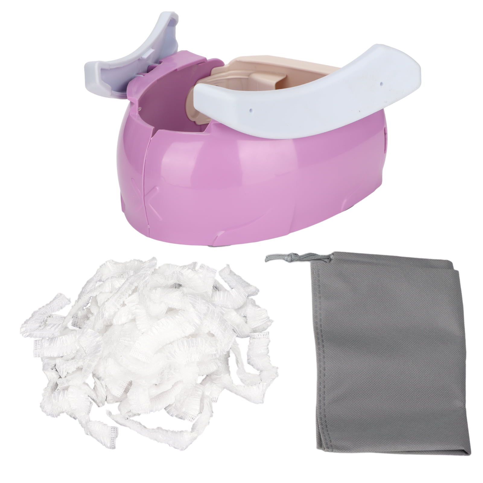 Abastado Kids Potty Training Seat Foldable Portable 50pcs Cleaning Bags ...