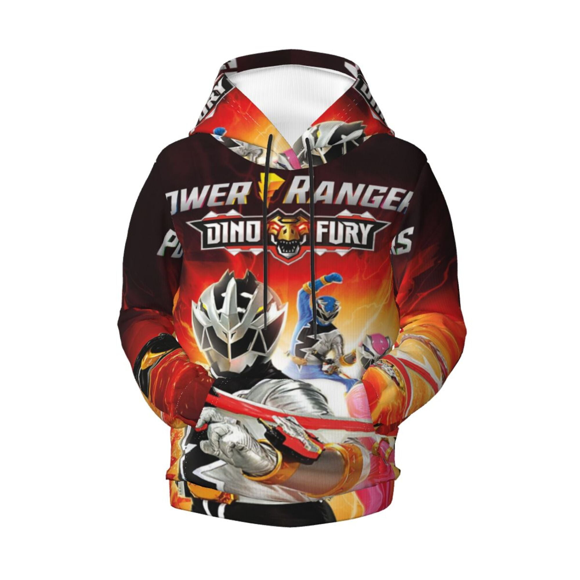 Kids Power Team Ran-,Ger2 Hoodie 3D Printed Fashion Novelty Pullover ...