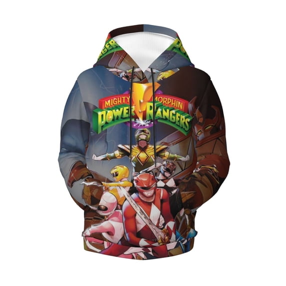 Kids Power Team Ran-,Ger2 Hoodie 3D Printed Fashion Novelty Pullover ...