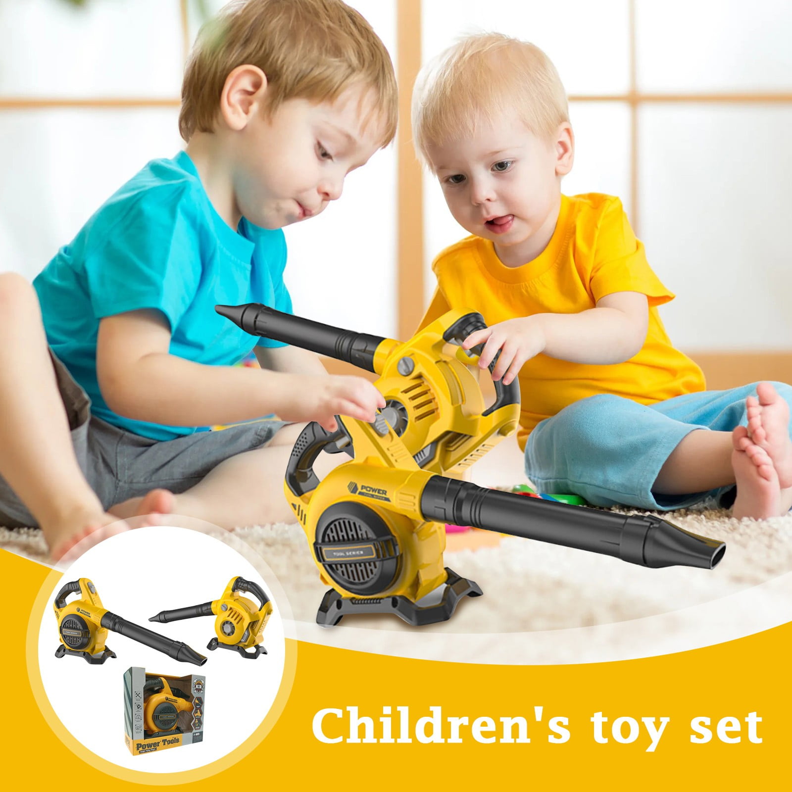 Kids Power Tool Set with Backpack 28-Piece Pretend Play Construction ...