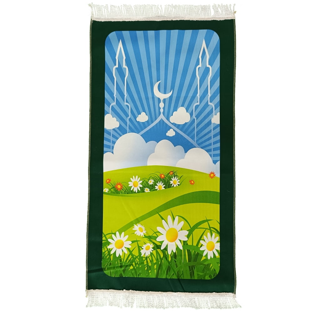Kids Prayer Islam Carpets for Muslim Mat Carpet Sheet Islamic Gift Rugs ...