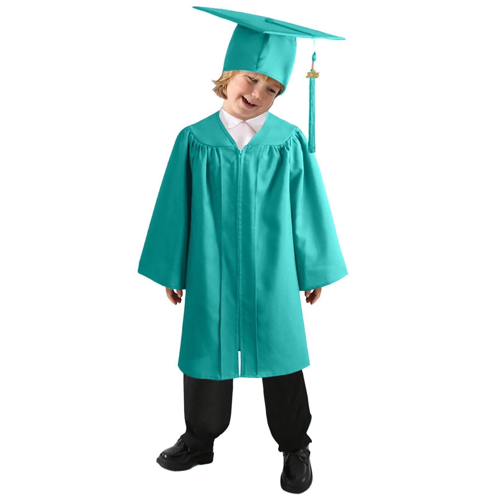 Kids Preschool Graduation Graduation Gowns for Kids with Cap Green Cap ...