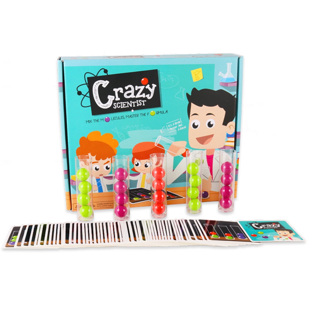 Kids Pretend Play Scientist Remove Ball Tubes Board Game Kit ...