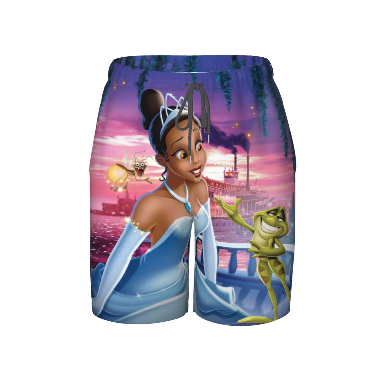 Kids Princess Fro-g Beach Shorts with Mesh Liner Swim Trunks Swim ...