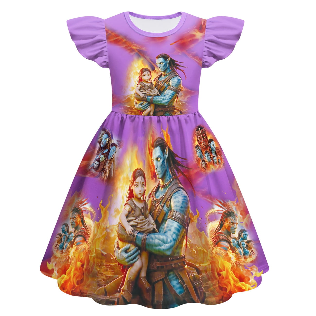 Kids Princess Girls Avatars Movie Anime Cartoon Graphics Printed ...