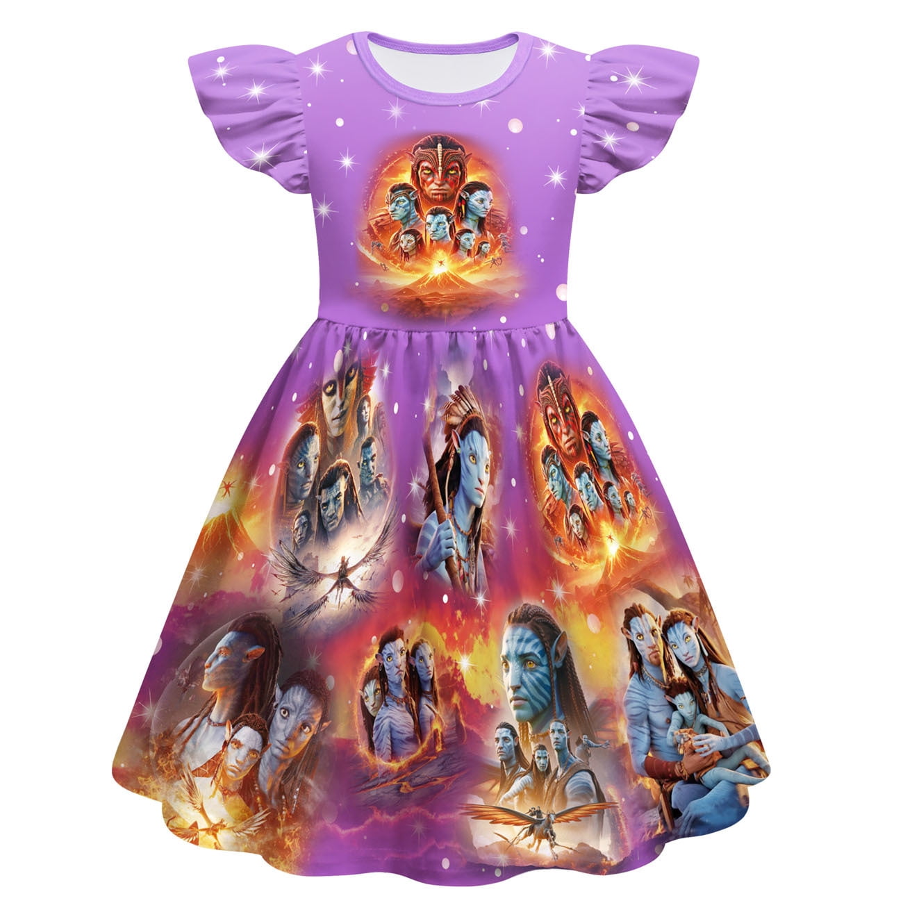 Kids Princess Girls Avatars Movie Anime Cartoon Graphics Printed ...