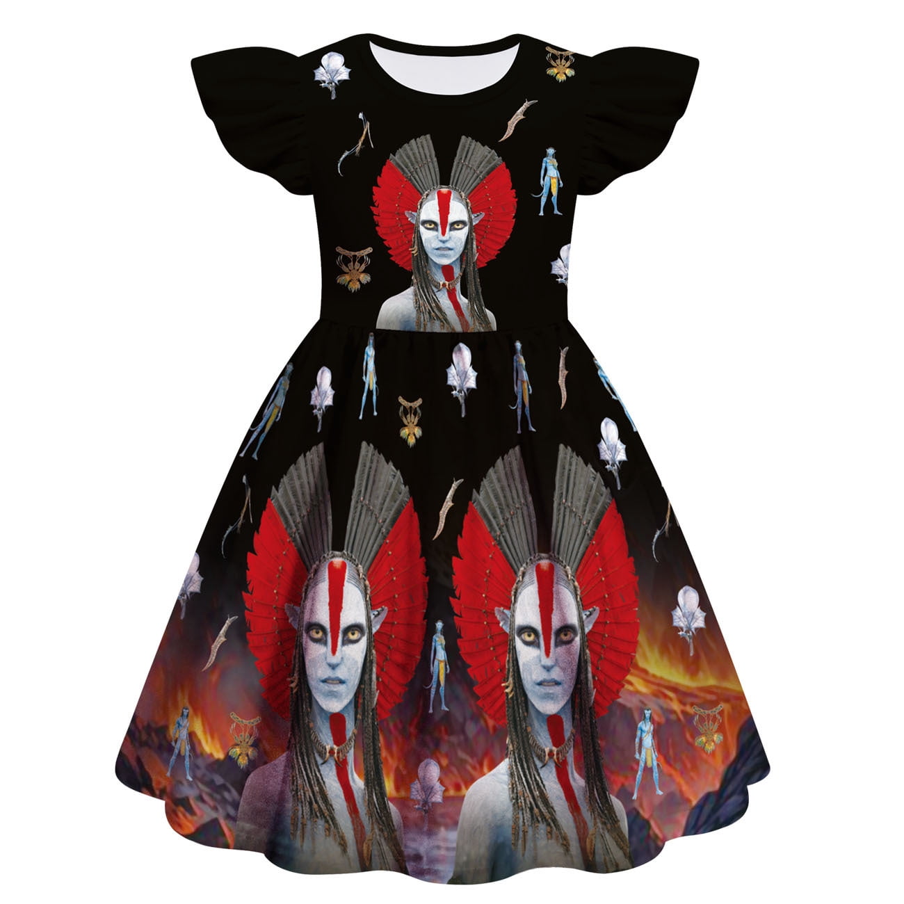 Kids Princess Girls Avatars Movie Anime Cartoon Graphics Printed ...