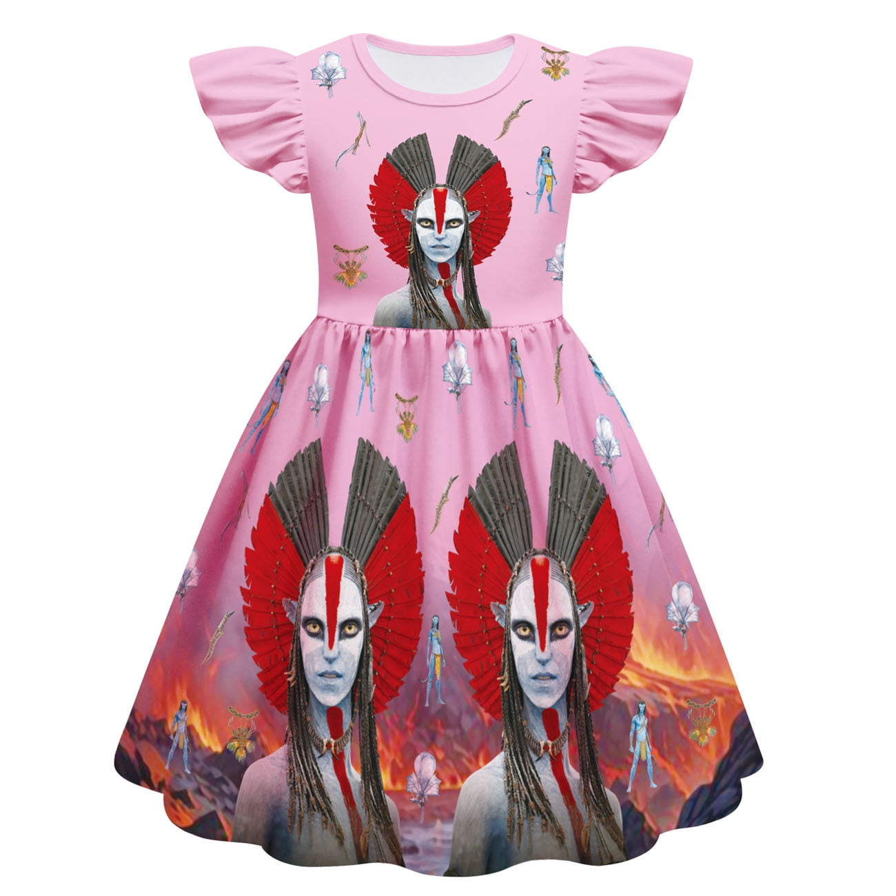 Kids Princess Girls Avatars Movie Anime Cartoon Graphics Printed ...