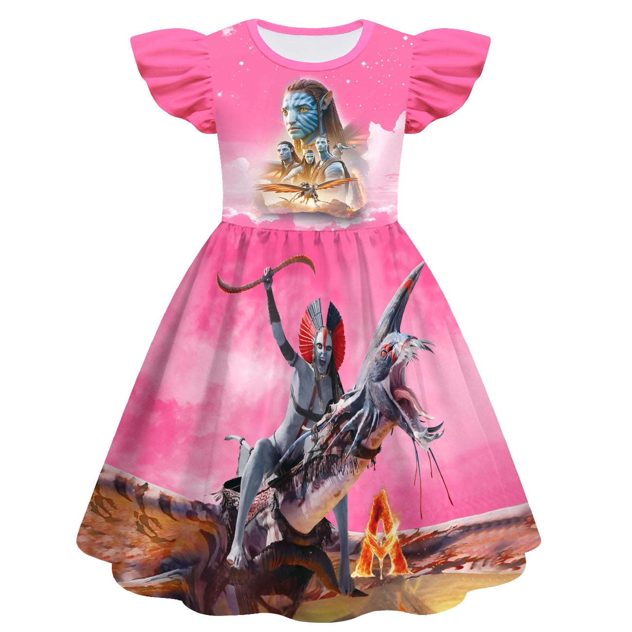 Kids Princess Girls Avatars Movie Anime Cartoon Graphics Printed ...