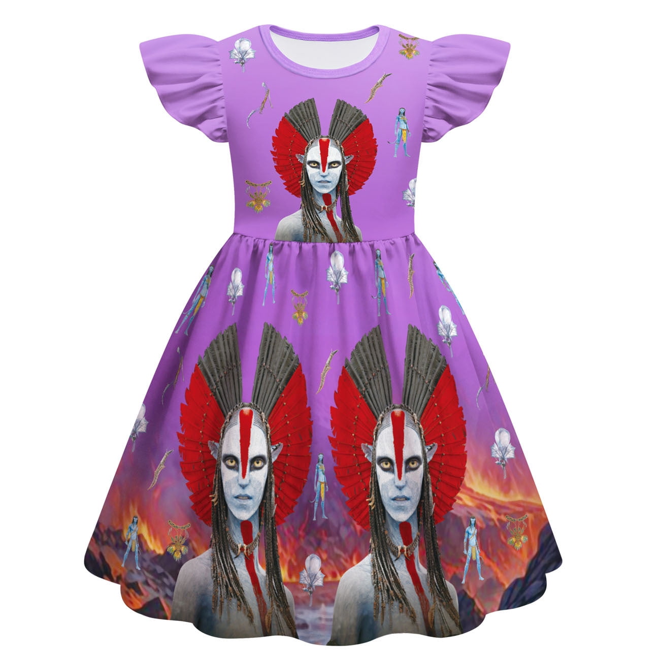 Kids Princess Girls Avatars Movie Anime Cartoon Graphics Printed ...