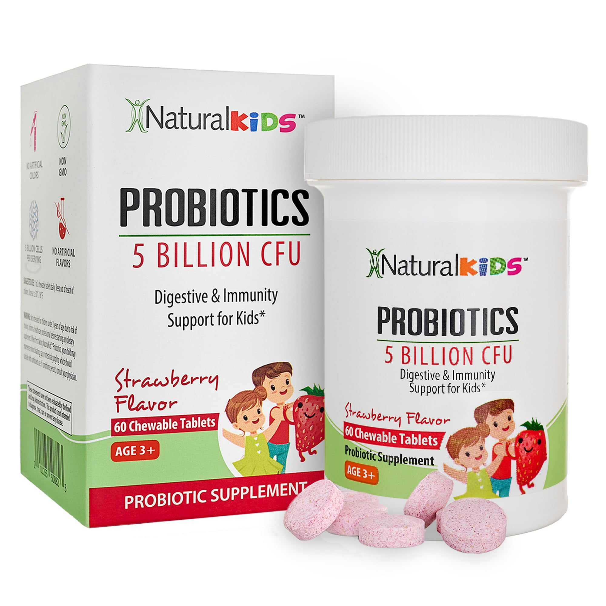 Kids Probiotics for Digestive Health & Immune Support – Children's ...