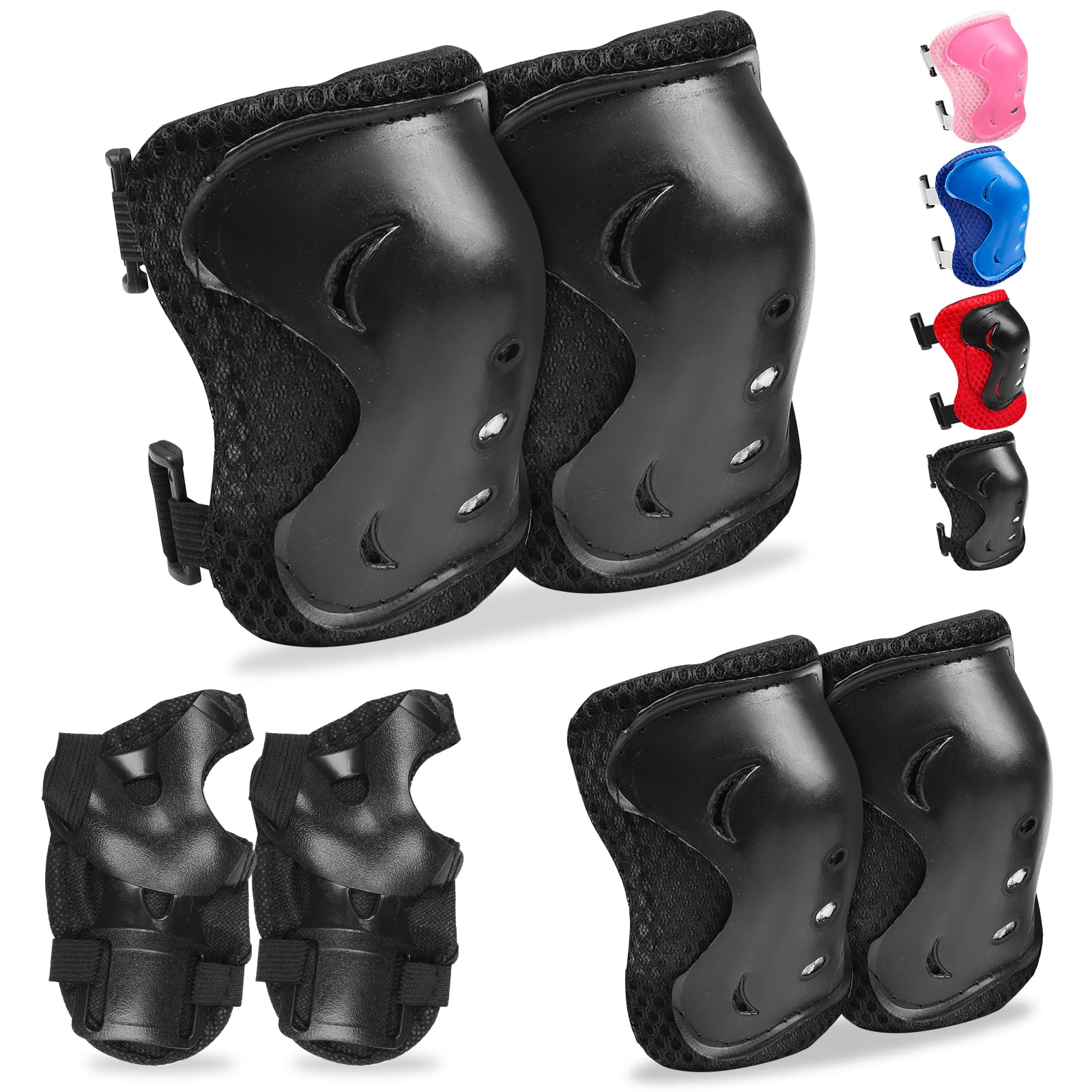 Kentaly Kids Protective Gear Set, Knee Elbow Pads and Wrist Guards, 3 ...