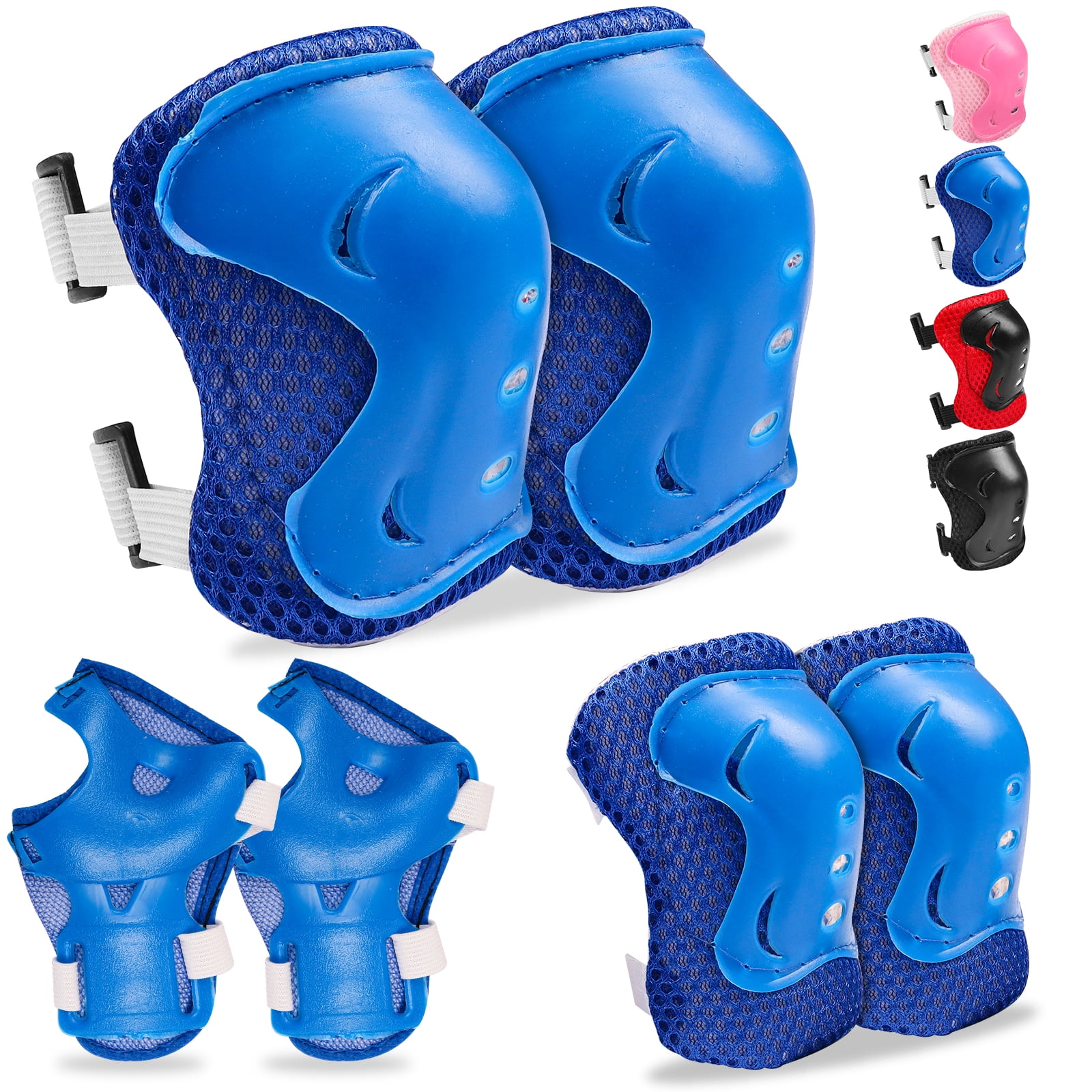 Kentaly Kids Protective Gear Set, Knee Pads, Elbow Pads, Wrist Guards ...