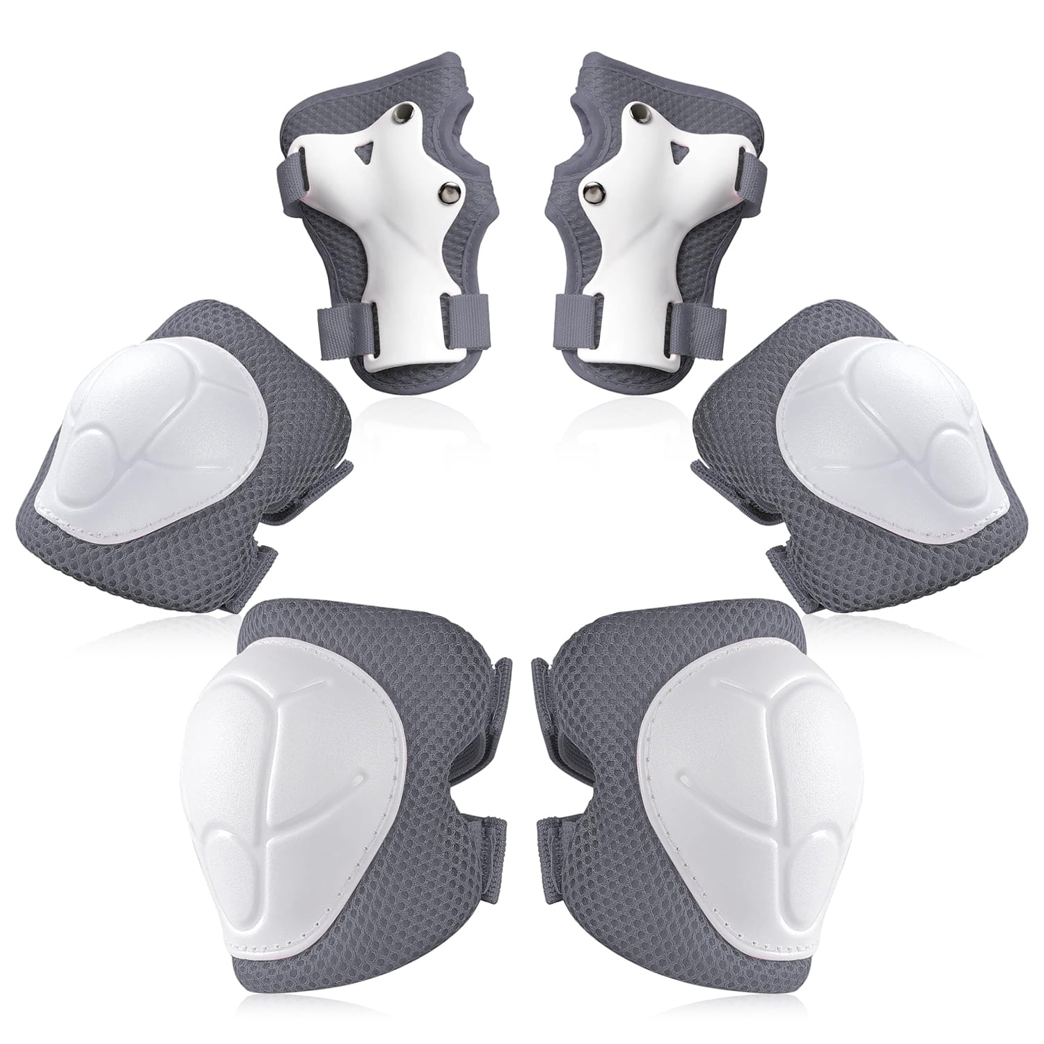 Kids Protective Gear Set, Knee Pads for Kids 3-8 Years Toddler, Knee ...