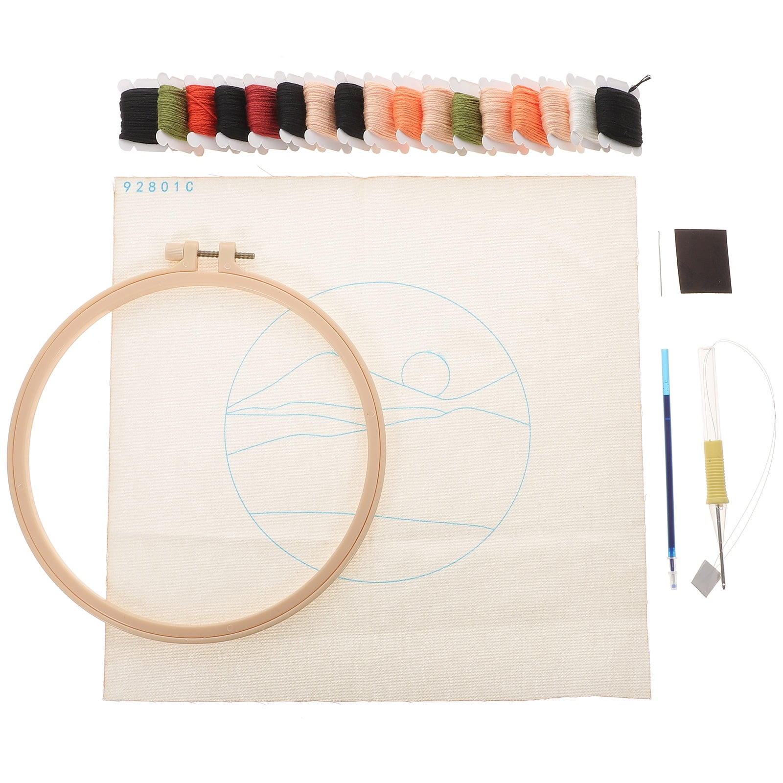 Kids Punch Needle Kit Embroidery Beginner Stitch Russian Kits Aldult ...