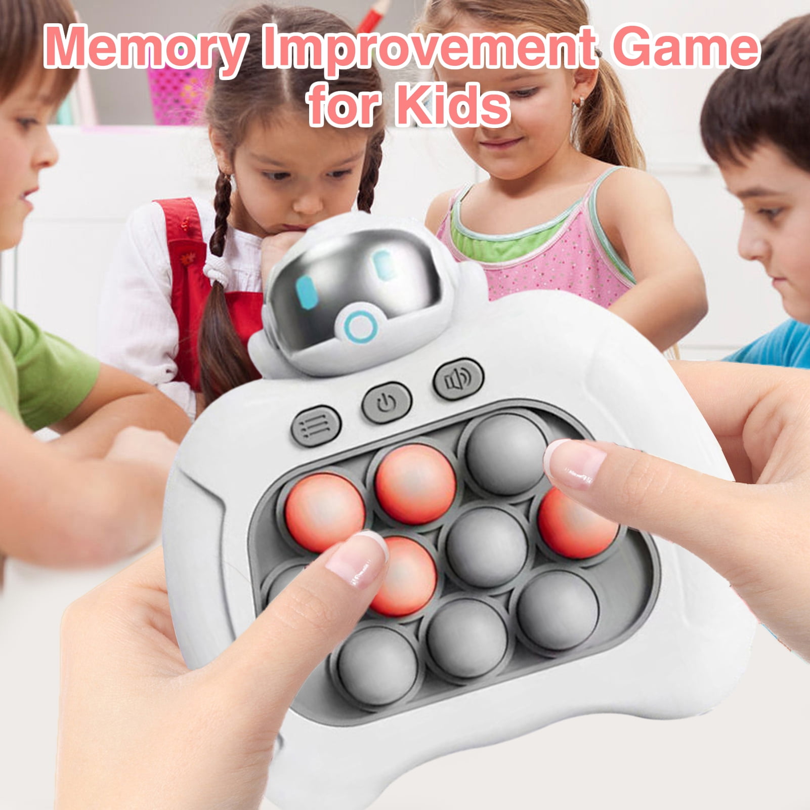 Kids Push Bubble Game Console - 4 Modes Handheld Whack-a-mole - Walmart.com